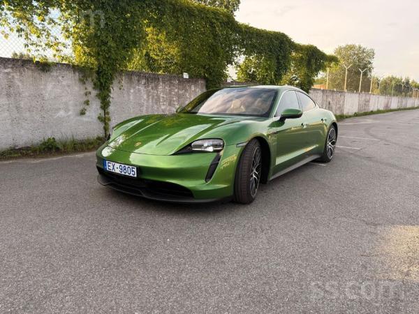 Zaļš Porsche Taycan 2021 Rīga, ar dzinēja tilpumu 0.00 L un nobraukumu 0 tūkst. km par 62000 €, foto 2 vietnē AUTOMOTO.COM.LV