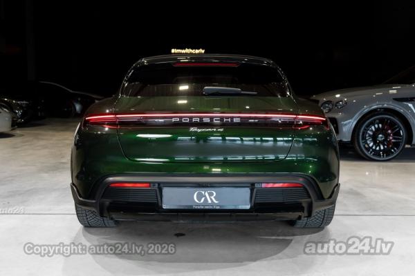 Green Porsche Taycan 2024 in Riga, with an engine capacity of 0.00 L and mileage of 40 thousand km for 94000 €, photo 5 on AUTOMOTO.COM.LV