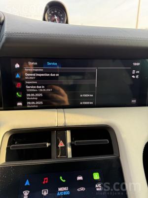 Pelēks Porsche Taycan 2021 Rīga, ar dzinēja tilpumu 0.00 L un nobraukumu 122 tūkst. km par 61000 €, foto 16 vietnē AUTOMOTO.COM.LV