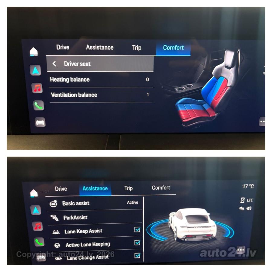 Pelēks Porsche Taycan 2021 Tallina, ar dzinēja tilpumu 0.00 L un nobraukumu 84 tūkst. km par 59900 €, foto 12 vietnē AUTOMOTO.COM.LV