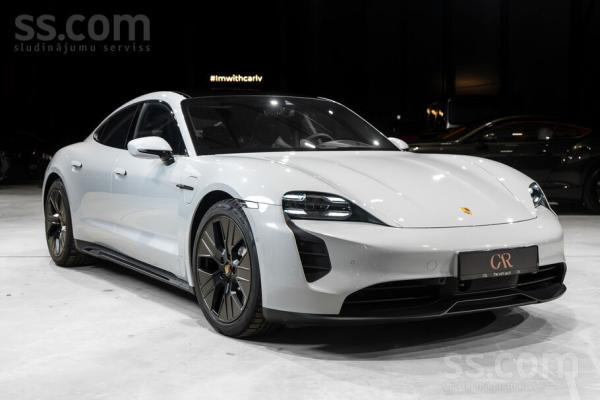 Серый Порше Тайкан 2023 в Рига, объемом двигателя 0.00 л и пробегом 20 тыс. км за 90000 €, фото 3 на AUTOMOTO.COM.LV