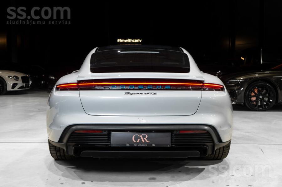 Pelēks Porsche Taycan 2023 Rīga, ar dzinēja tilpumu 0.00 L un nobraukumu 20 tūkst. km par 90000 €, foto 6 vietnē AUTOMOTO.COM.LV