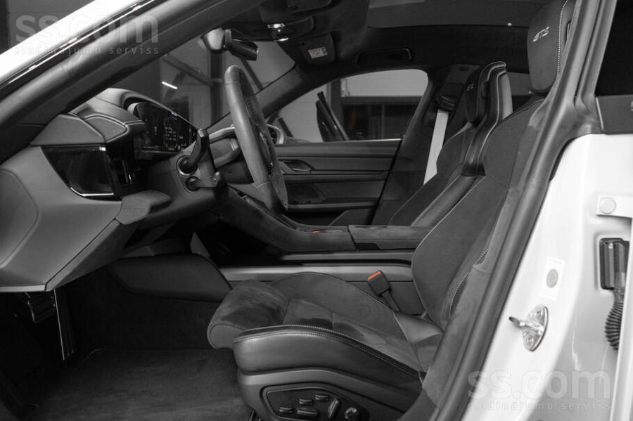 Pelēks Porsche Taycan 2023 Rīga, ar dzinēja tilpumu 0.00 L un nobraukumu 20 tūkst. km par 90000 €, foto 11 vietnē AUTOMOTO.COM.LV