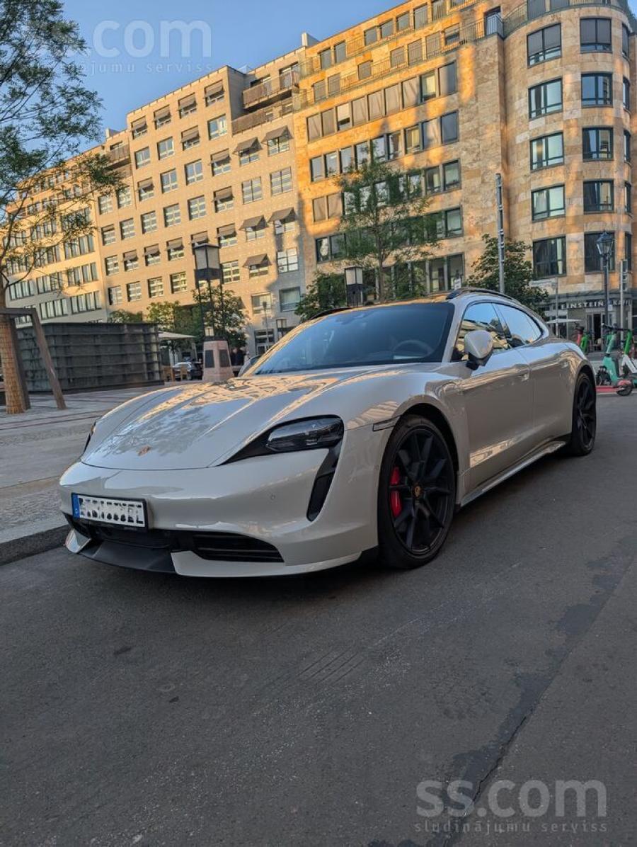 Pelēks Porsche Taycan 2022 Rīga, ar dzinēja tilpumu 0.00 L un nobraukumu 55 tūkst. km par 71500 €, foto 9 vietnē AUTOMOTO.COM.LV