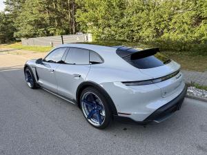 Grey Porsche Taycan 2022 in Kaunas, with an engine capacity of 0.00 L and mileage of 41 thousand km for 67000 €, photo 12 on AUTOMOTO.COM.LV