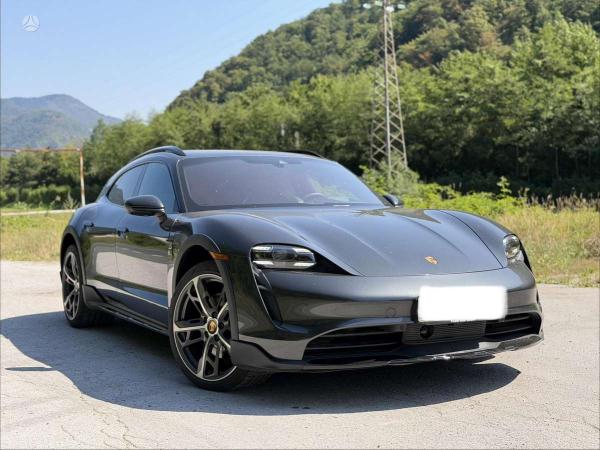 Pelēks Porsche Taycan 2022 Marijampole, ar dzinēja tilpumu 0.00 L un nobraukumu 6 tūkst. km par 50578 €, foto 2 vietnē AUTOMOTO.COM.LV
