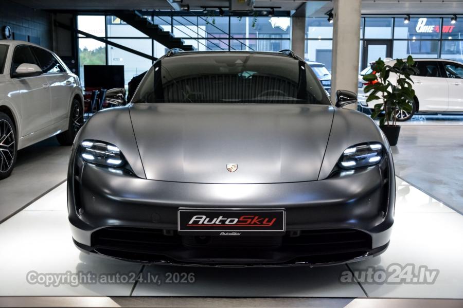 Grey Porsche Taycan 2023 in Tallinn, with an engine capacity of 0.00 L and mileage of 43 thousand km for 69900 €, photo 3 on AUTOMOTO.COM.LV
