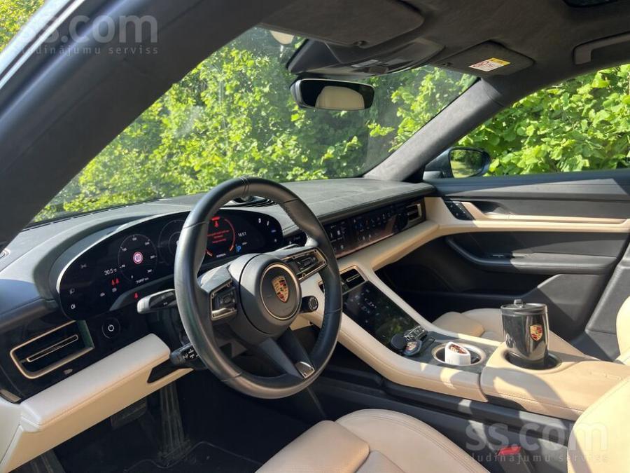Pelēks Porsche Taycan 2023 Bauska, ar dzinēja tilpumu 0.00 L un nobraukumu 75 tūkst. km par 65000 €, foto 3 vietnē AUTOMOTO.COM.LV