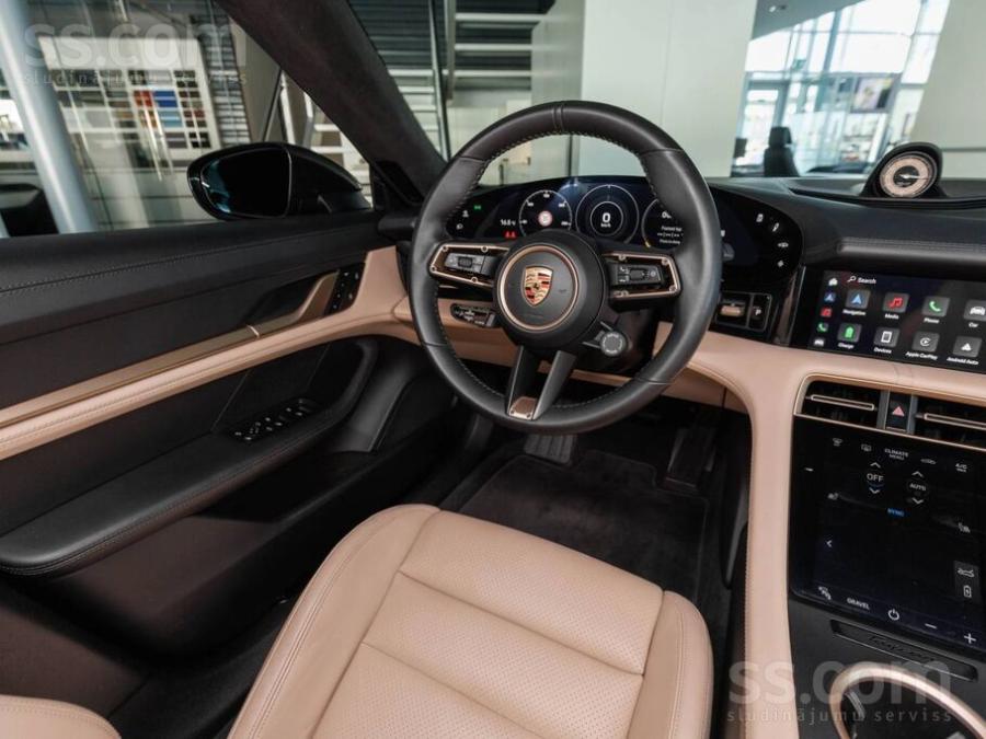 Grey Porsche Taycan 2023 in Riga, with an engine capacity of 0.00 L and mileage of 75 thousand km for 59000 €, photo 20 on AUTOMOTO.COM.LV