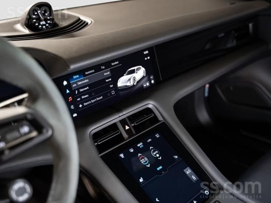 Pelēks Porsche Taycan 2025 Rīga, ar dzinēja tilpumu 0.00 L un nobraukumu 20 tūkst. km par 94900 €, foto 11 vietnē AUTOMOTO.COM.LV
