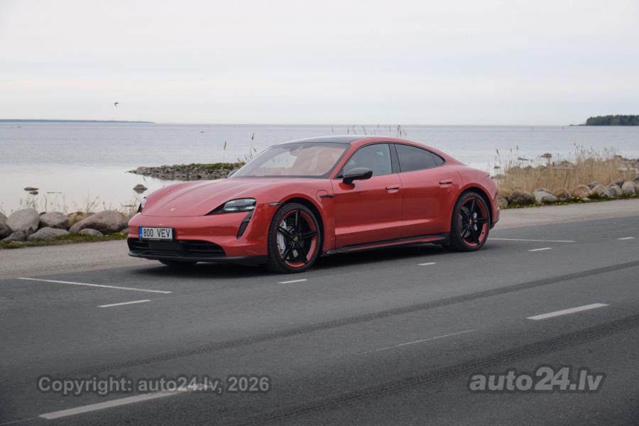 Sarkans Porsche Taycan 2020 Tallina, ar dzinēja tilpumu 0.00 L un nobraukumu 137 tūkst. km par 67000 €, foto 1 vietnē AUTOMOTO.COM.LV