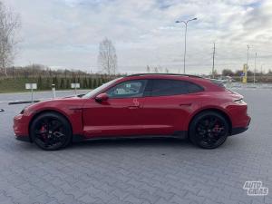 Red Porsche Taycan 2021 in Kaunas, with an engine capacity of 0.00 L and mileage of 56 thousand km for 58800 €, photo 7 on AUTOMOTO.COM.LV