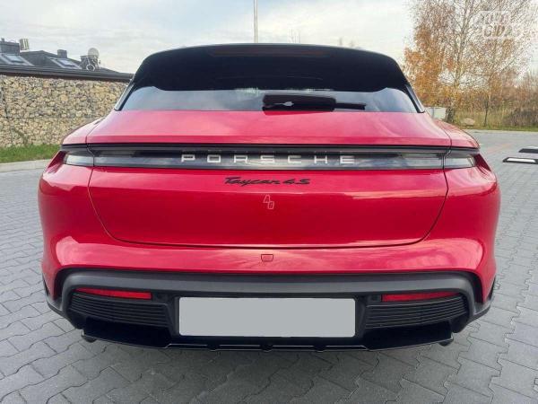 Red Porsche Taycan 2021 in Kaunas, with an engine capacity of 0.00 L and mileage of 56 thousand km for 58800 €, photo 8 on AUTOMOTO.COM.LV