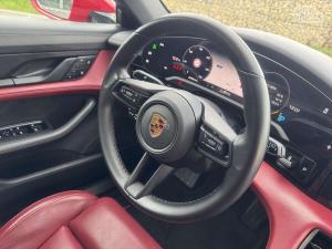 Red Porsche Taycan 2021 in Kaunas, with an engine capacity of 0.00 L and mileage of 56 thousand km for 58800 €, photo 29 on AUTOMOTO.COM.LV