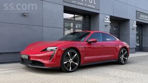 Sarkans Porsche Taycan 2022 Rīga, ar dzinēja tilpumu 0.00 L un nobraukumu 92 tūkst. km par 59000 €, foto 3 vietnē AUTOMOTO.COM.LV