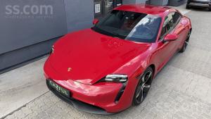Sarkans Porsche Taycan 2022 Rīga, ar dzinēja tilpumu 0.00 L un nobraukumu 92 tūkst. km par 59000 €, foto 5 vietnē AUTOMOTO.COM.LV