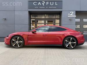 Sarkans Porsche Taycan 2022 Rīga, ar dzinēja tilpumu 0.00 L un nobraukumu 92 tūkst. km par 59000 €, foto 7 vietnē AUTOMOTO.COM.LV
