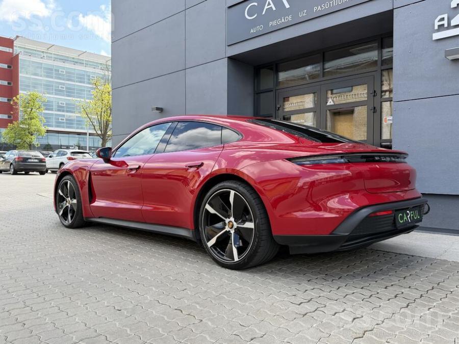 Sarkans Porsche Taycan 2022 Rīga, ar dzinēja tilpumu 0.00 L un nobraukumu 92 tūkst. km par 59000 €, foto 8 vietnē AUTOMOTO.COM.LV
