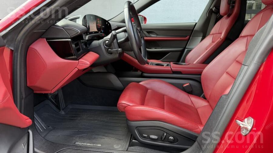 Sarkans Porsche Taycan 2022 Rīga, ar dzinēja tilpumu 0.00 L un nobraukumu 92 tūkst. km par 59000 €, foto 12 vietnē AUTOMOTO.COM.LV