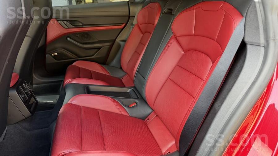 Sarkans Porsche Taycan 2022 Rīga, ar dzinēja tilpumu 0.00 L un nobraukumu 92 tūkst. km par 59000 €, foto 22 vietnē AUTOMOTO.COM.LV