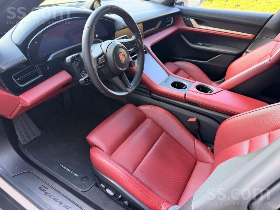 Porsche Taycan 2023 in Riga, with an engine capacity of 0.00 L and mileage of 28 thousand km for 69990 €, photo 10 on AUTOMOTO.COM.LV