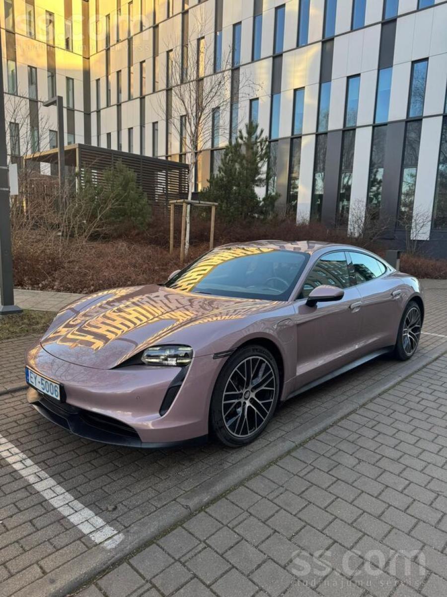 Violets Porsche Taycan 2022 Jūrmala, ar dzinēja tilpumu 0.00 L un nobraukumu 107 tūkst. km par 53580 €, foto 1 vietnē AUTOMOTO.COM.LV