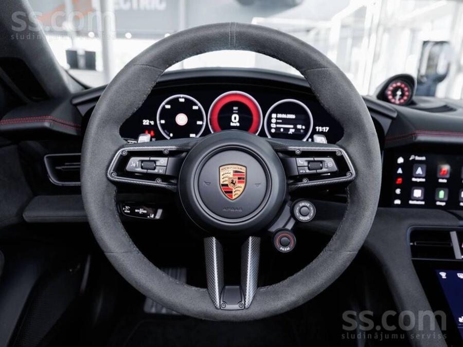 Violet Porsche Taycan 2025 in Riga, with an engine capacity of 0.00 L and mileage of 300 thousand km for 138900 €, photo 33 on AUTOMOTO.COM.LV