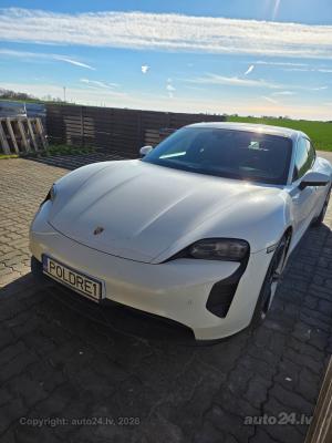 White Porsche Taycan 2021 in Tallinn, with an engine capacity of 0.00 L and mileage of 86 thousand km for 56900 €, photo  on AUTOMOTO.COM.LV