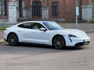 White Porsche Taycan 2021 in Tallinn, with an engine capacity of 0.00 L and mileage of 65 thousand km for 66666 €, photo  on AUTOMOTO.COM.LV