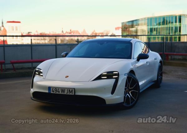 Balts Porsche Taycan 2023 Tallina, ar dzinēja tilpumu 0.00 L un nobraukumu 21 tūkst. km par 75900 €, foto 1 vietnē AUTOMOTO.COM.LV