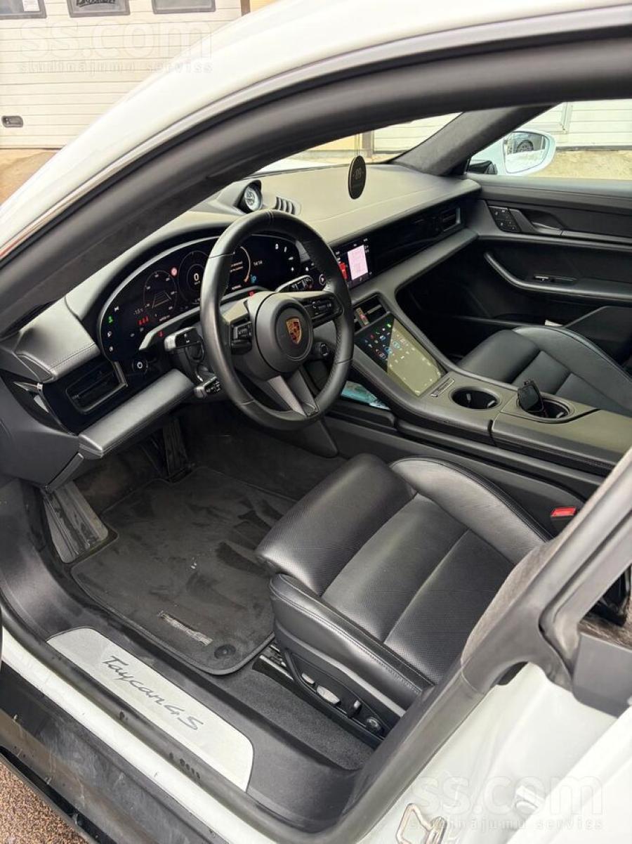 Balts Porsche Taycan 2023 Rīga, ar dzinēja tilpumu 0.00 L un nobraukumu 45 tūkst. km par 72900 €, foto 7 vietnē AUTOMOTO.COM.LV