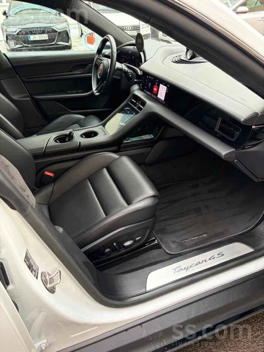 Balts Porsche Taycan 2023 Rīga, ar dzinēja tilpumu 0.00 L un nobraukumu 45 tūkst. km par 72900 €, foto 8 vietnē AUTOMOTO.COM.LV
