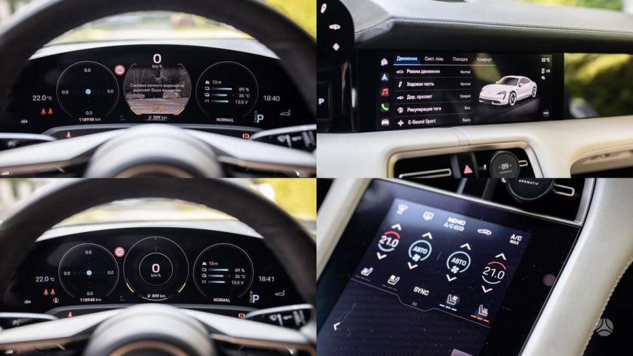 Balts Porsche Taycan 2020 Tallina, ar dzinēja tilpumu 0.00 L un nobraukumu 119 tūkst. km par 67900 €, foto 25 vietnē AUTOMOTO.COM.LV