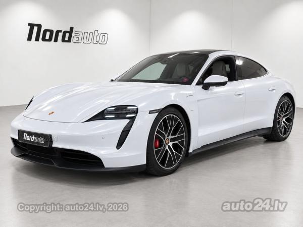 White Porsche Taycan 2020 in Tallinn, with an engine capacity of 0.00 L and mileage of 135 thousand km for 53900 €, photo 1 on AUTOMOTO.COM.LV