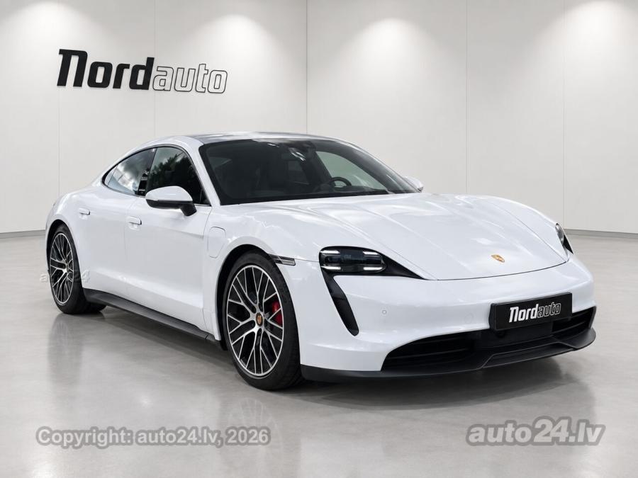 White Porsche Taycan 2020 in Tallinn, with an engine capacity of 0.00 L and mileage of 135 thousand km for 53900 €, photo 4 on AUTOMOTO.COM.LV