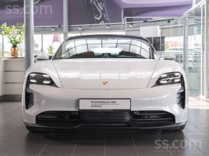 White Porsche Taycan 2024 in Riga, with an engine capacity of 0.00 L and mileage of 30 thousand km for 105900 €, photo 9 on AUTOMOTO.COM.LV