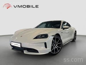 Balts Porsche Taycan 2025 Rīga, ar dzinēja tilpumu 0.00 L un nobraukumu 23 tūkst. km par 97600 €, foto  vietnē AUTOMOTO.COM.LV