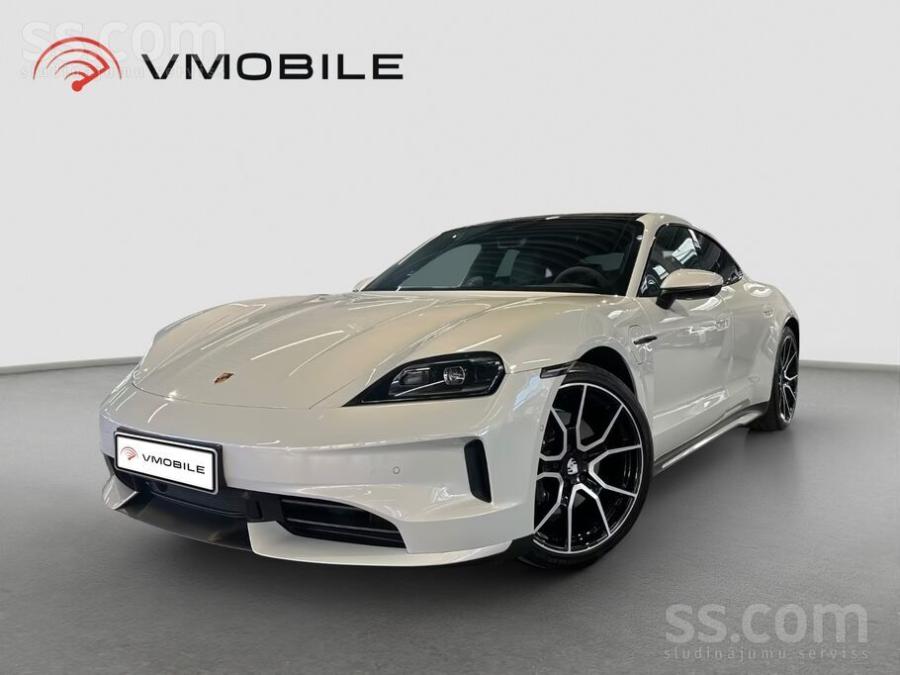 Balts Porsche Taycan 2025 Rīga, ar dzinēja tilpumu 0.00 L un nobraukumu 23 tūkst. km par 97600 €, foto 1 vietnē AUTOMOTO.COM.LV