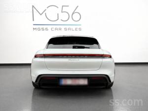 White Porsche Taycan 2021 in Riga, with an engine capacity of 0.00 L and mileage of 42 thousand km for 59900 €, photo 8 on AUTOMOTO.COM.LV
