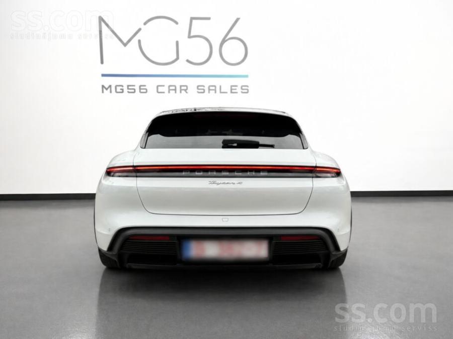 White Porsche Taycan 2021 in Riga, with an engine capacity of 0.00 L and mileage of 42 thousand km for 59900 €, photo 8 on AUTOMOTO.COM.LV