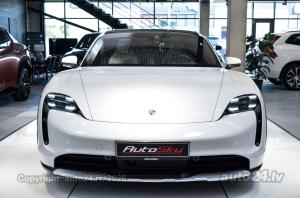 White Porsche Taycan 2022 in Tallinn, with an engine capacity of 0.00 L and mileage of 25 thousand km for 71000 €, photo 3 on AUTOMOTO.COM.LV