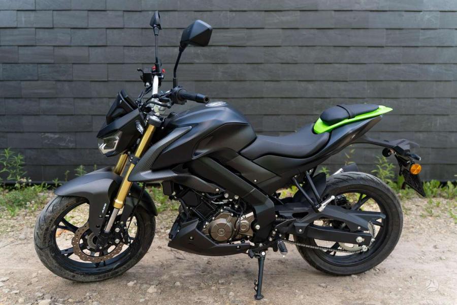 Melns QJ Motor SRK 125S 2025 Viļņa, ar dzinēja tilpumu 0.13 L un nobraukumu 4 tūkst. km par 2100 €, foto 6 vietnē AUTOMOTO.COM.LV