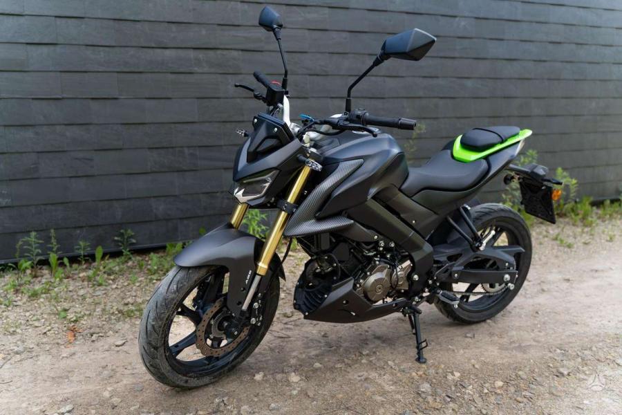 Melns QJ Motor SRK 125S 2025 Viļņa, ar dzinēja tilpumu 0.13 L un nobraukumu 4 tūkst. km par 2100 €, foto 7 vietnē AUTOMOTO.COM.LV