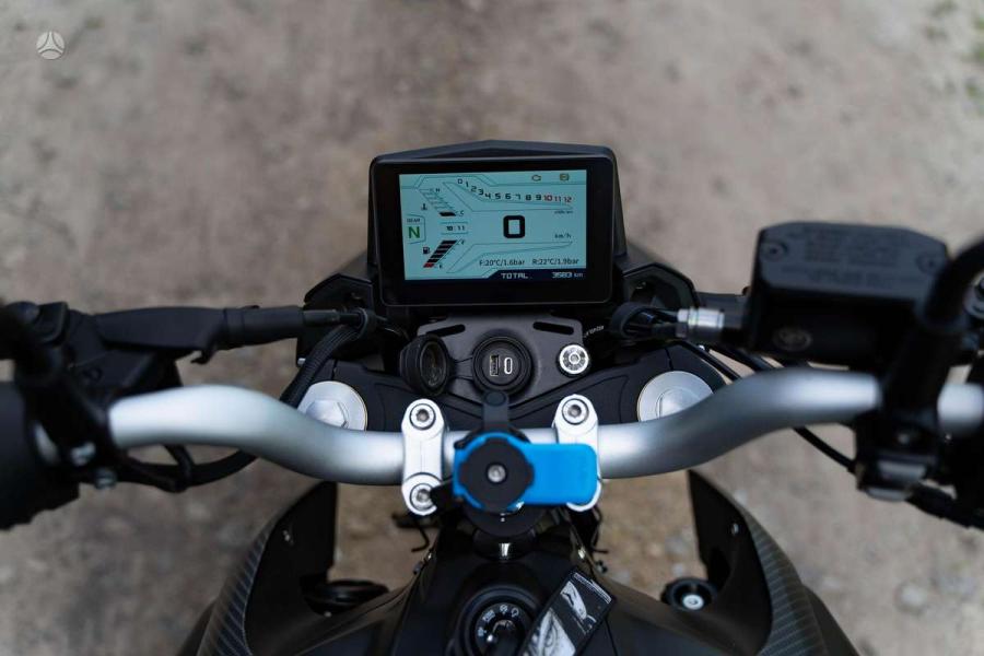Melns QJ Motor SRK 125S 2025 Viļņa, ar dzinēja tilpumu 0.13 L un nobraukumu 4 tūkst. km par 2100 €, foto 9 vietnē AUTOMOTO.COM.LV