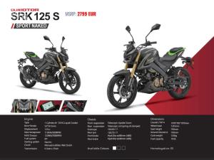 Ку Джей SRK 125S 2025 в Вильнюс, объемом двигателя 0.13 л и пробегом 0 тыс. км за 2849 €, фото  на AUTOMOTO.COM.LV