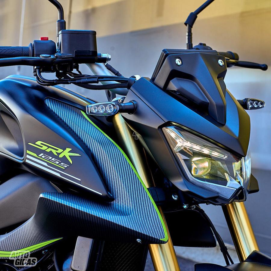 Ку Джей SRK 125S 2025 в Каунас, объемом двигателя 0.13 л и пробегом 0 тыс. км за 2849 €, фото 3 на AUTOMOTO.COM.LV