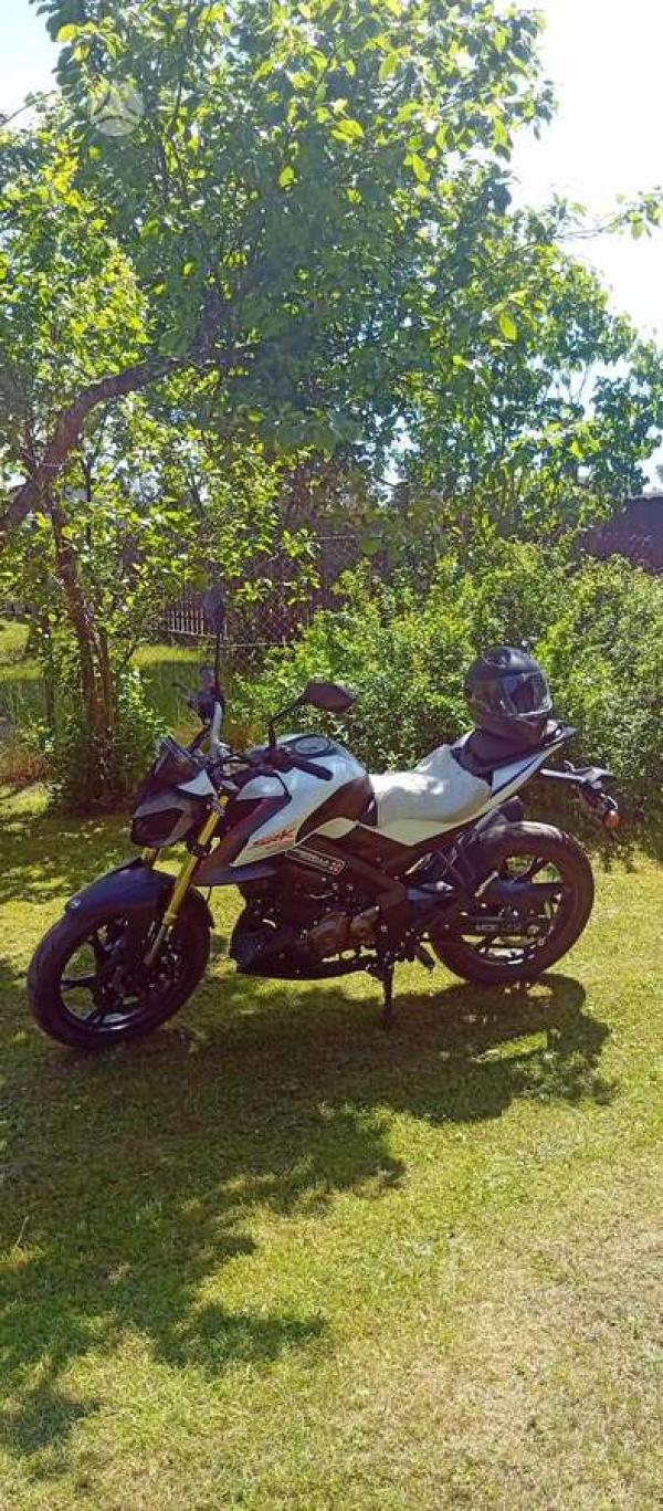 Balts QJ Motor SRK 125S 2025 Viļņa, ar dzinēja tilpumu 0.13 L un nobraukumu 1 tūkst. km par 1500 €, foto 3 vietnē AUTOMOTO.COM.LV