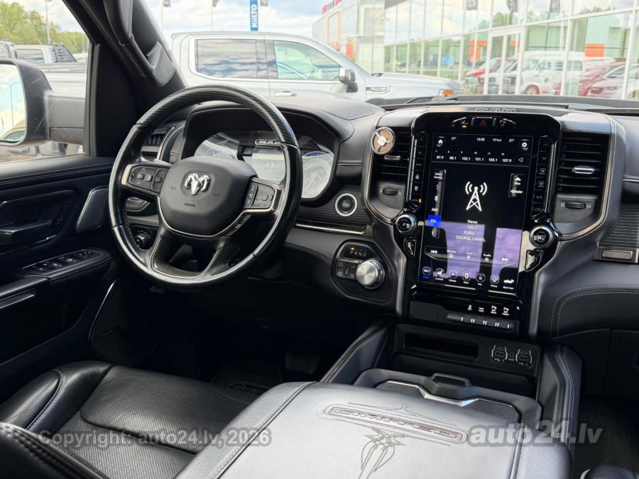 Black Ram 1500 2021 in Tallinn, with an engine capacity of 3.00 L and mileage of 102 thousand km for 59900 €, photo 15 on AUTOMOTO.COM.LV