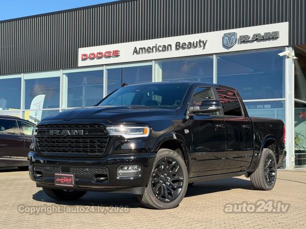 Ram 1500 2026 Tallina vietnē Melns Ram 1500 2026 Tallina, ar dzinēja tilpumu 5.70 L un nobraukumu 0 tūkst. km par 99900 €, foto 1 vietnē AUTOMOTO.COM.LV