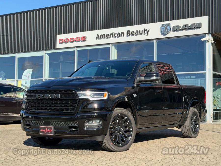 Melns Ram 1500 2026 Tallina, ar dzinēja tilpumu 5.70 L un nobraukumu 0 tūkst. km par 99900 €, foto 1 vietnē AUTOMOTO.COM.LV